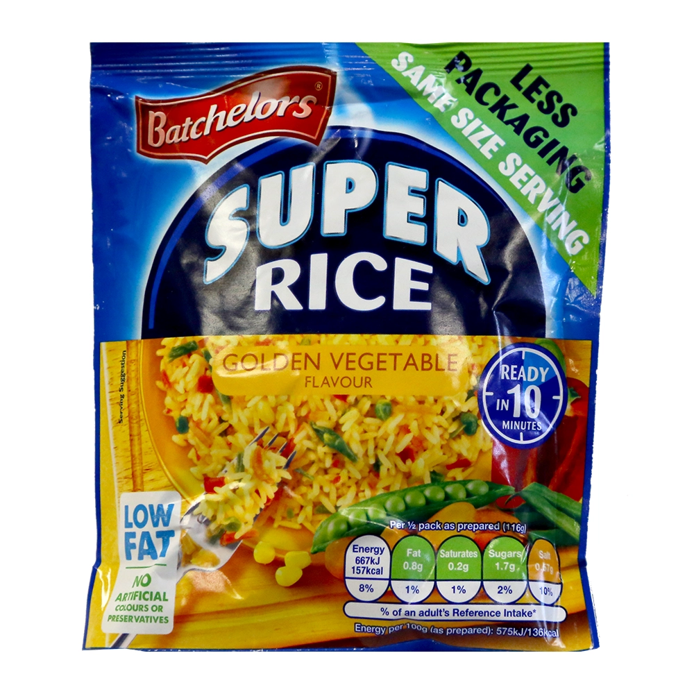 Batchelors Savory Golden Rice 90g (3.2oz) X 11: Food Ireland Wholesale