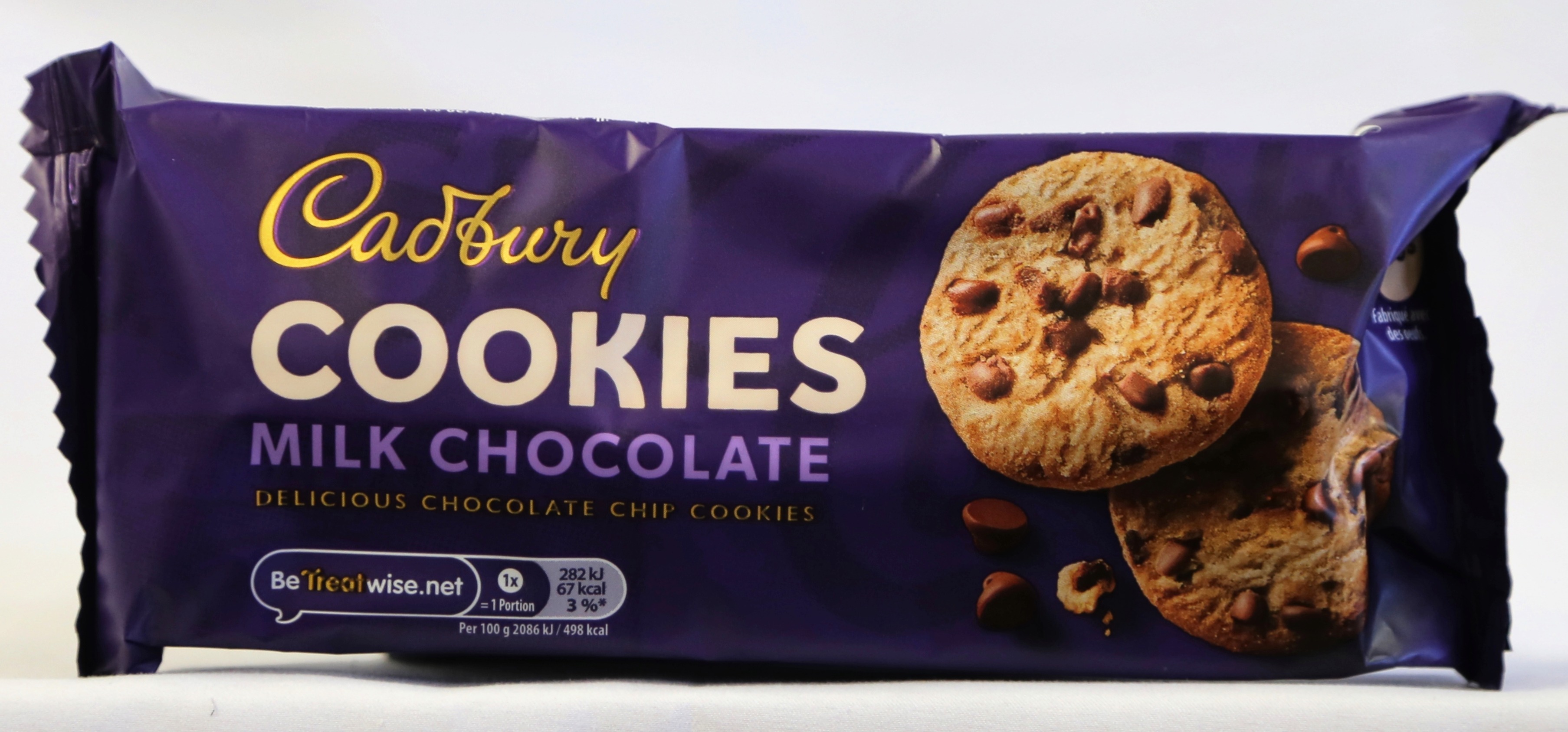 Cadbury's Chocolate Chip Cookies 135g (4.8oz) X 24: Food Ireland Wholesale