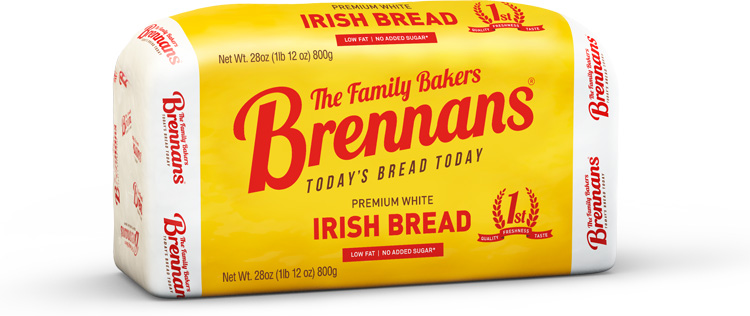 Brennans White 800g (28.2oz) X 7: Food Ireland Wholesale