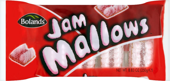 Bolands Jam Mallow (Mikado) Gang Pack 250g (8.8oz) X 18: Food Ireland ...
