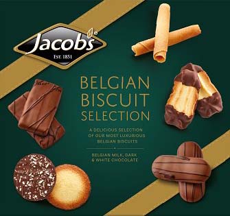 Jacobs Belgian Chocolate Selection 500g (17.6oz) X 10: Food Ireland ...