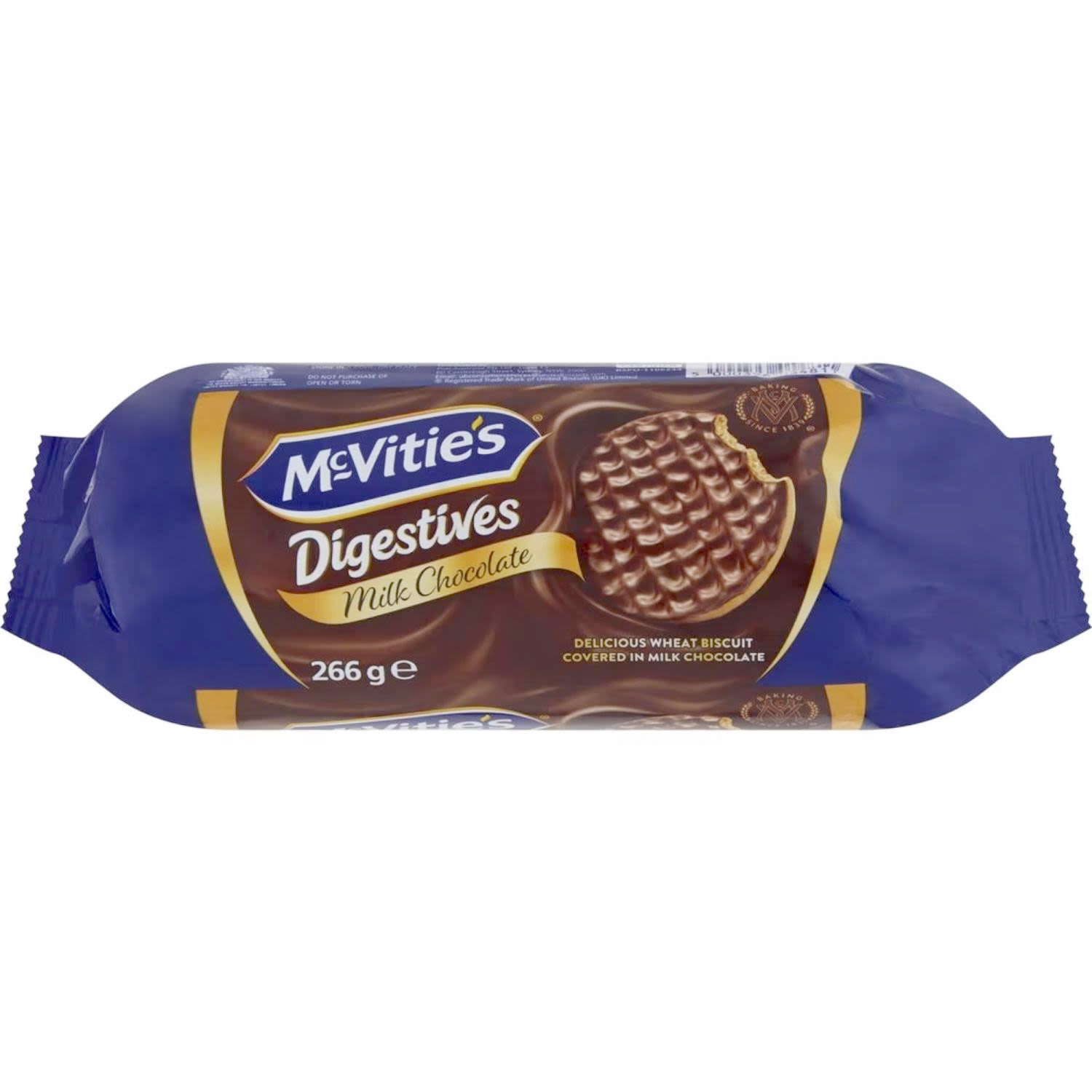 Mc Vities Digestive Milk Choc 266g (9.4oz) X 12: Food Ireland Wholesale