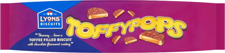 Lyons Toffy Pops 120g (4.2oz) X 18: Food Ireland Wholesale