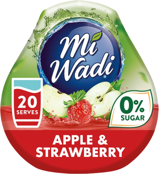 Miwadi Mini Apple/Strawberry 66ml (2.2fl oz) X 6: Food Ireland Wholesale