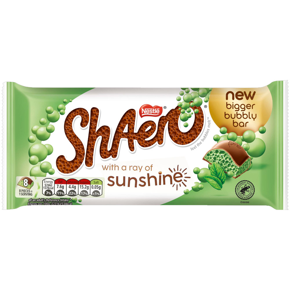 Aero Mint Giant 90g (3.2oz) X 15: Food Ireland Wholesale