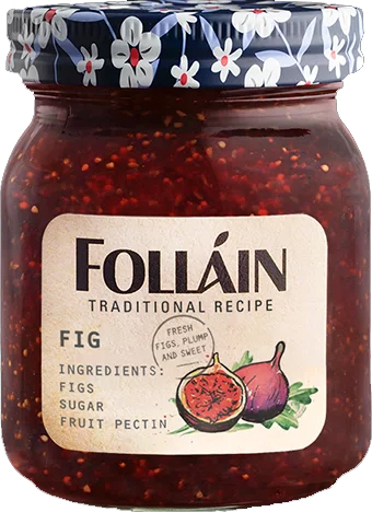 Follain Traditional Recipe Fig Jam 370g (13oz) X 9: Food Ireland Wholesale