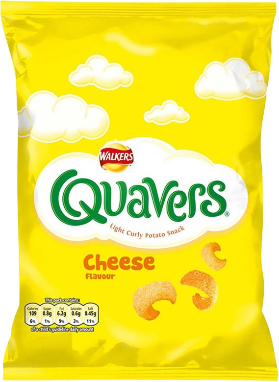 Walkers Quavers 20g (0.7oz) X 32: Food Ireland Wholesale