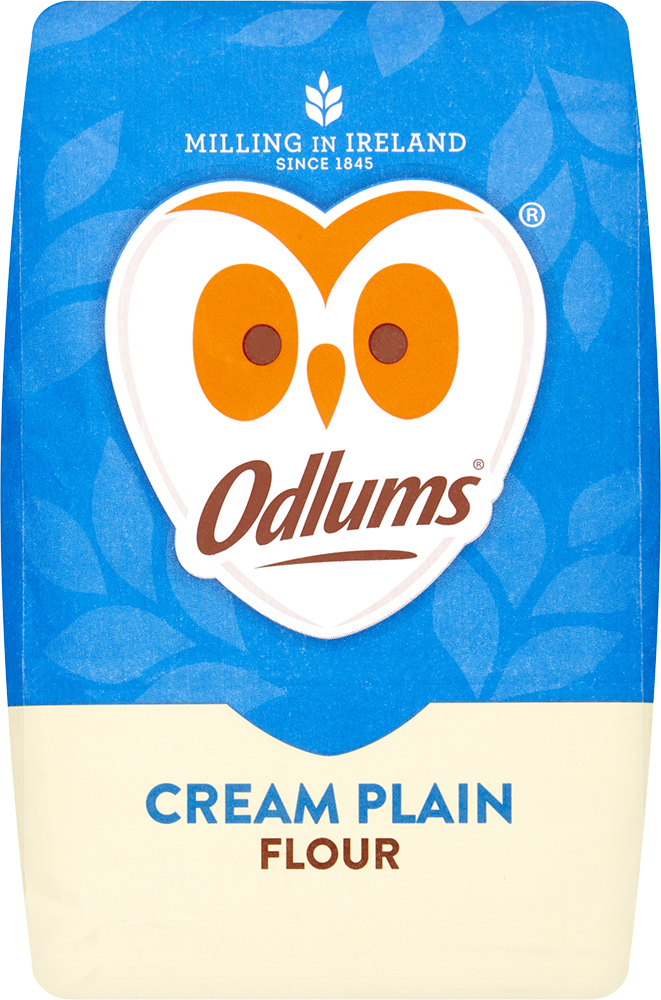 Odlums Cream Flour 2Kg (70.5oz) X 8: Food Ireland Wholesale