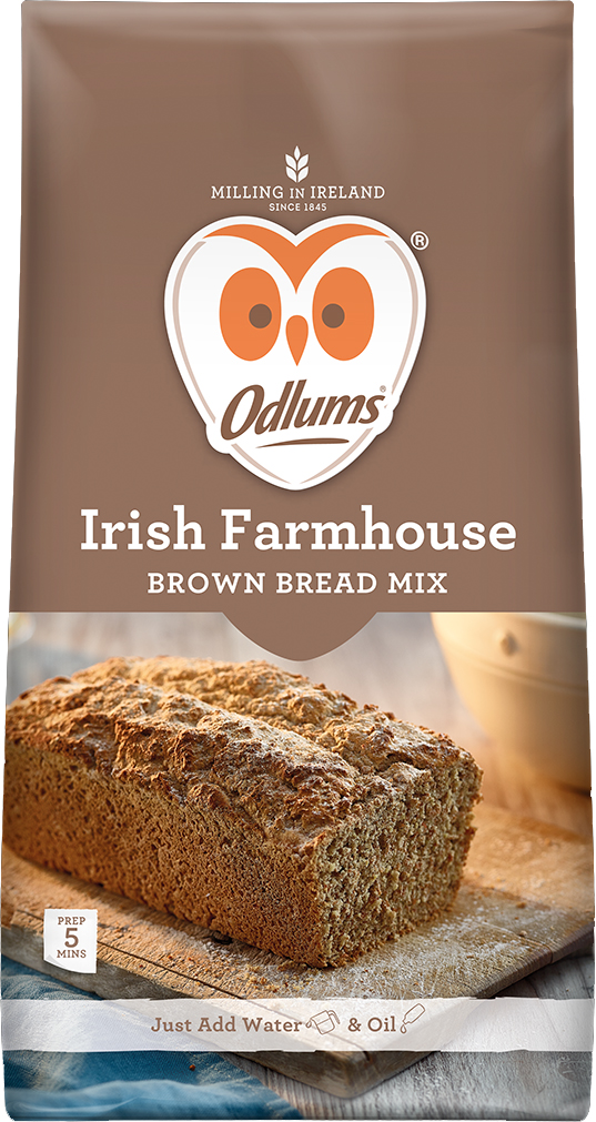 Odlums Irish Farmhouse Bread 450g (15.9oz) X 10: Food Ireland Wholesale