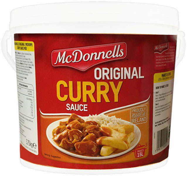 McDonnells Curry Bucket 15L 3.75Kg (132.2oz): Food Ireland Wholesale
