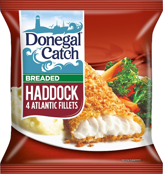 Donegal Catch Breaded Haddock 400g (14.1oz) X 12: Food Ireland Wholesale