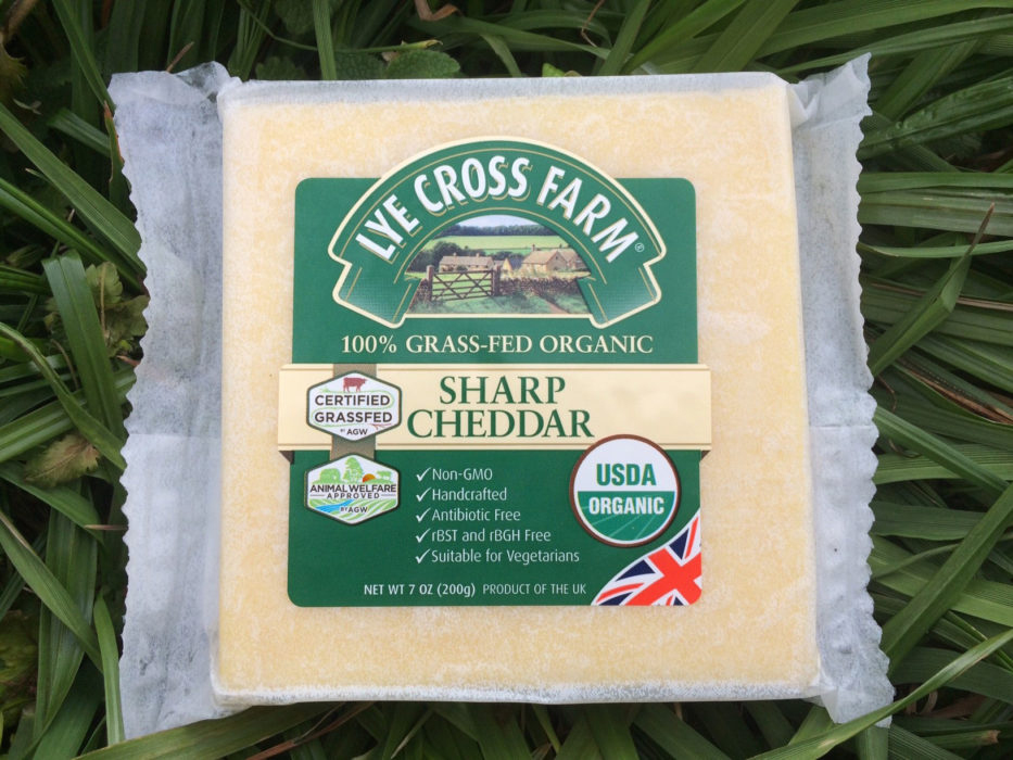Lye Cross Farms Organic Sharp Cheddar 200g (7oz) X 12: Food Ireland ...